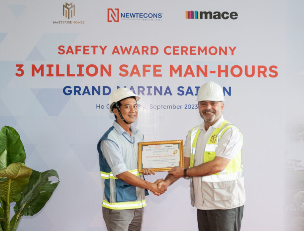 LUXURY REAL ESTATE PROJECT ACHIEVES 3 MILLION SAFE MAN-HOURS