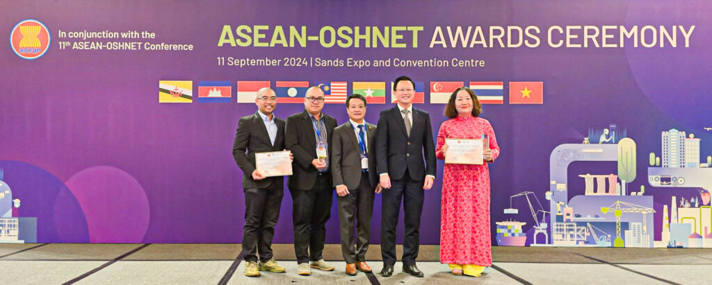 NEWTECONS VINH DỰ NHẬN GIẢI THƯỞNG XUẤT SẮC ASEAN-OSHNET VỀ AN TOÀN VỆ ...